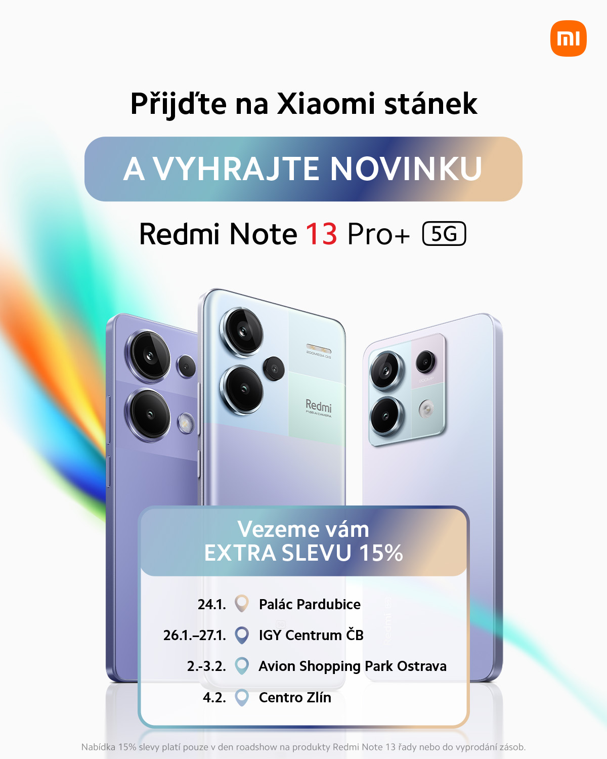 Redmi Note 13 roadshow je tady! · Mi Store